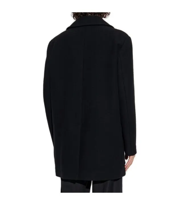 MAISON MARGIELA Double-breasted Coat - Black