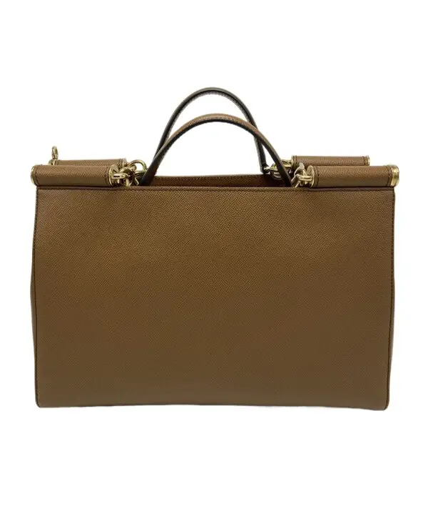 Dolce & Gabbana Double Handle Tote Bag - Brown