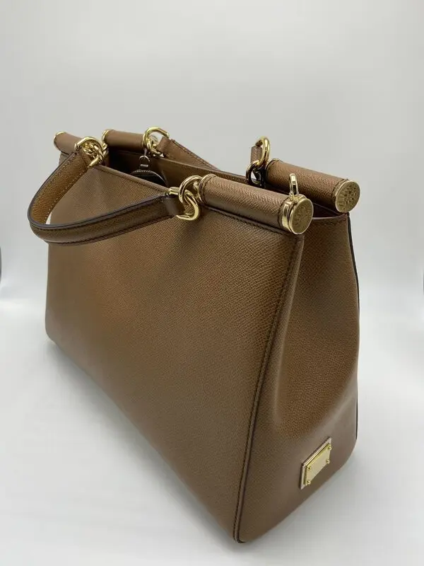 Dolce & Gabbana Double Handle Tote Bag - Brown