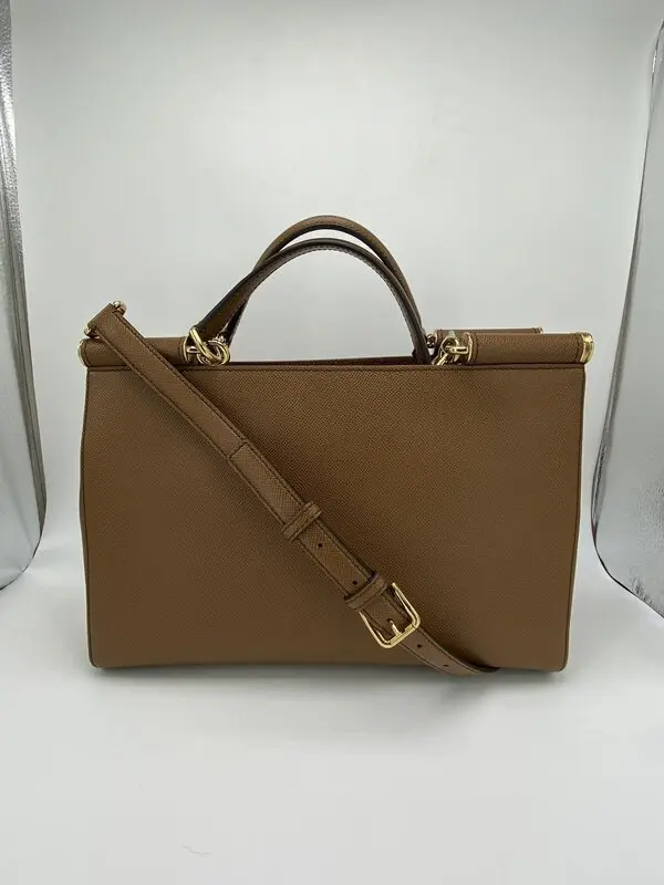 Dolce & Gabbana Double Handle Tote Bag - Brown