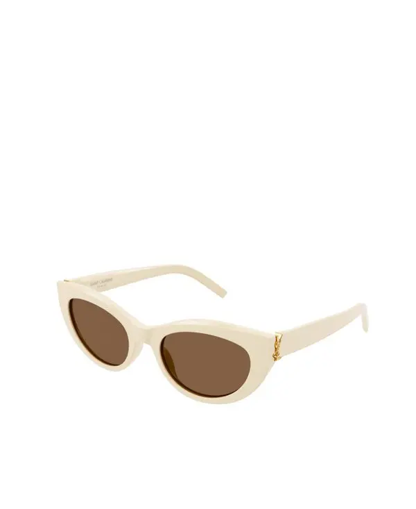 Saint Laurent Cat Eye Frame Sunglasses - Brown