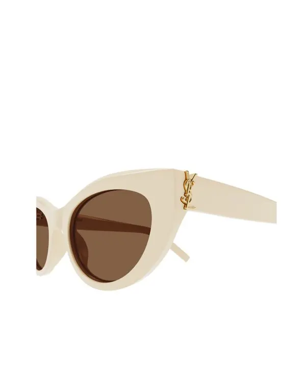 Saint Laurent Cat Eye Frame Sunglasses - Brown