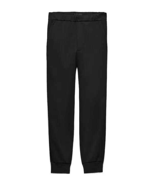 Prada Technical Fleece Trousers With Duchesse Details