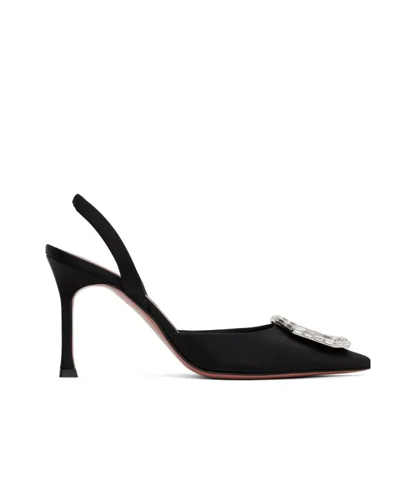 Amina Muaddi Camelia Crystal Embellished High-heeled Sandals