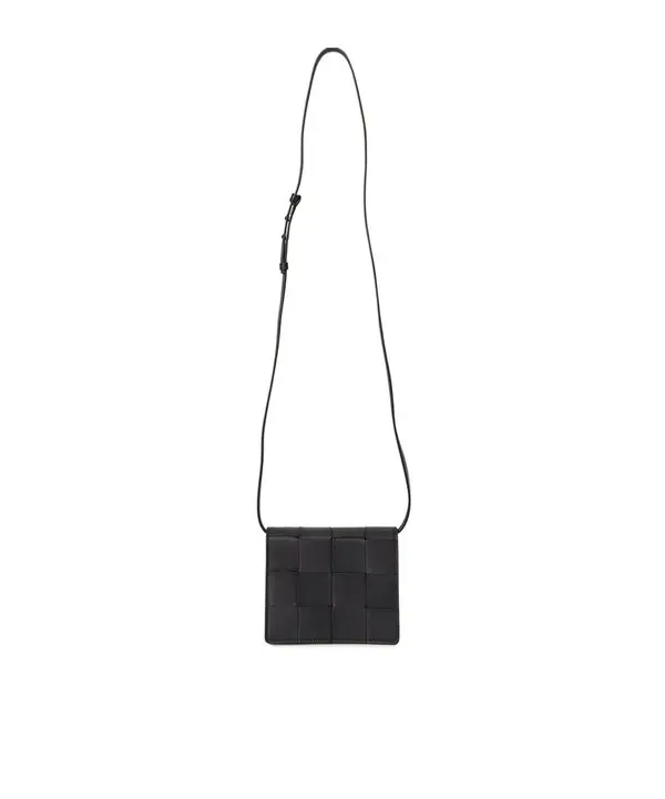 Bottega Veneta Mini Cassette Shoulder Bag - Black