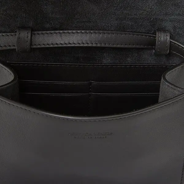 Bottega Veneta Mini Cassette Shoulder Bag - Black