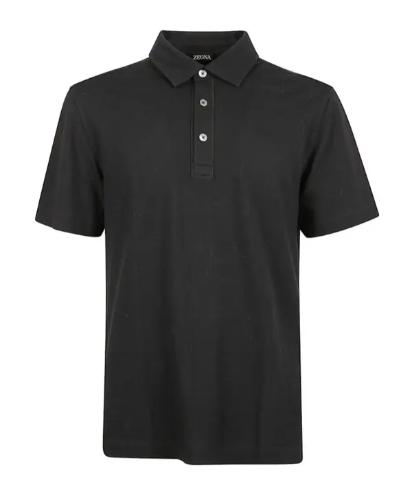 Zegna Buttoned Polo Shirt