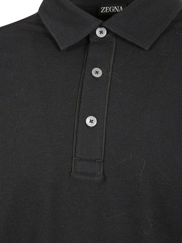 Zegna Buttoned Polo Shirt