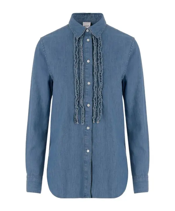 Aspesi Long-sleeved Shirt With Frills