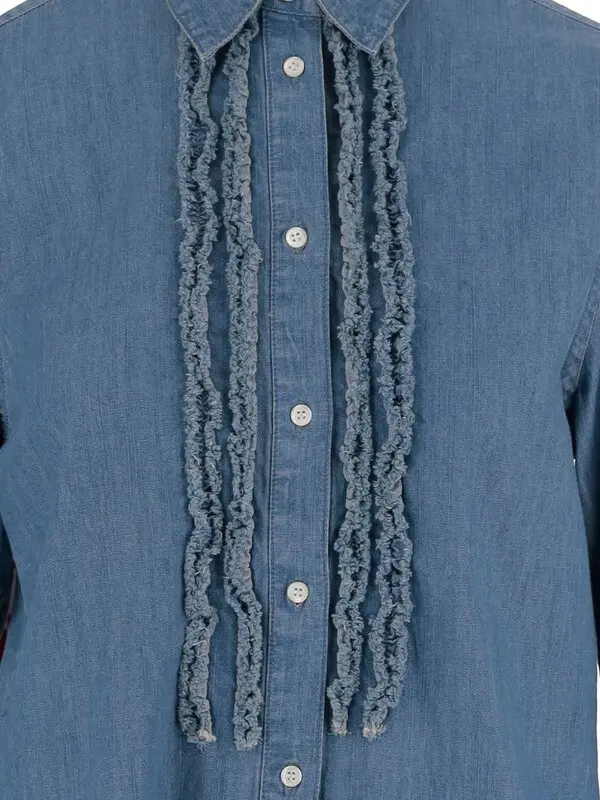 Aspesi Long-sleeved Shirt With Frills