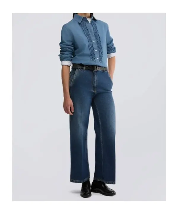 Aspesi Long-sleeved Shirt With Frills