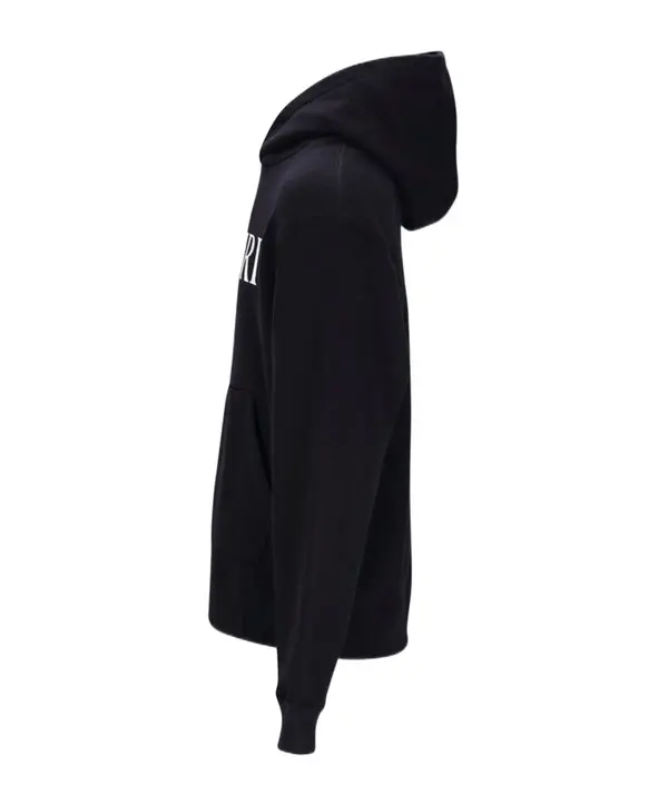 Amiri Logo Printed Hoodie - Black