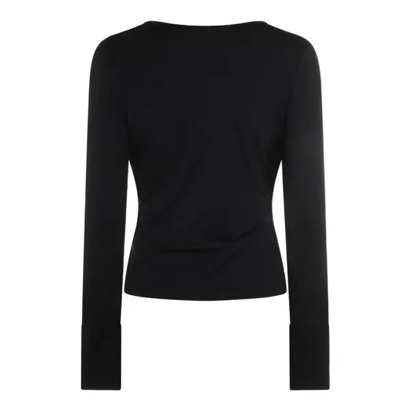 Max Mara V-neck Long-sleeved Top - Ultramarine