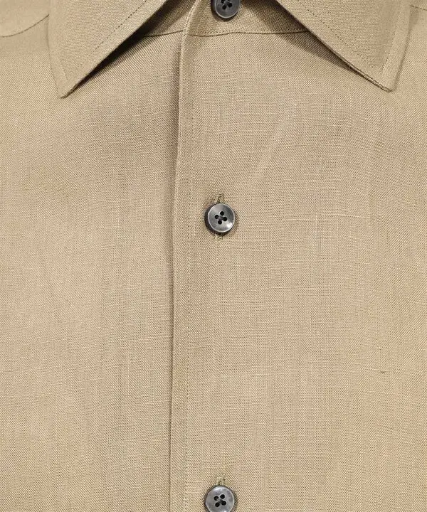 Zegna Long-sleeved Shirt - Nude