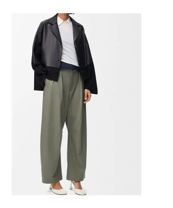 Loewe Paneled Button-up Blouse