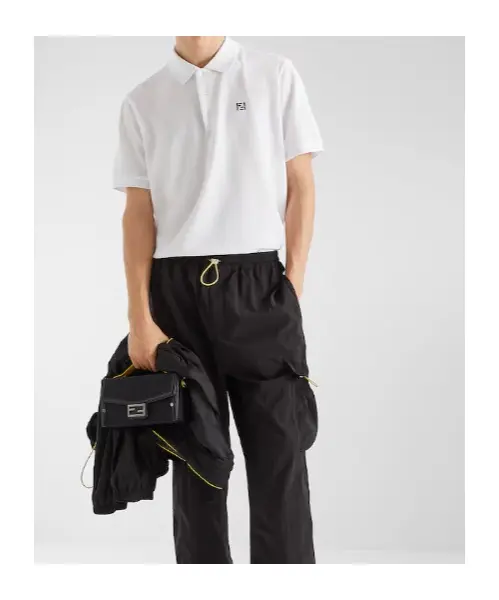 Fendi Soft Trunk Shoulder Bag With Ff Clasp - Black