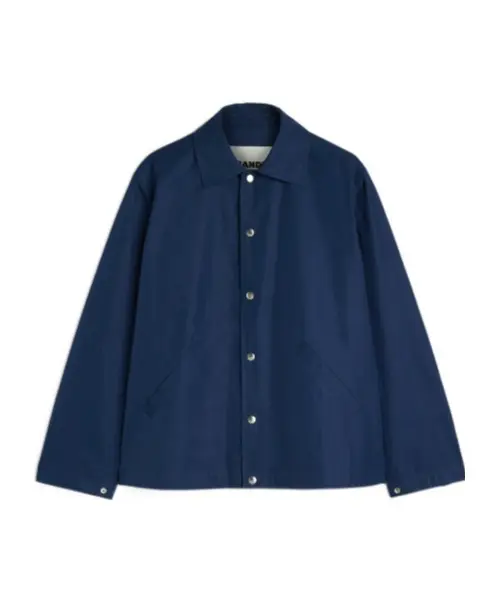 JIL SANDER Press-stud Jacket - Night Purple