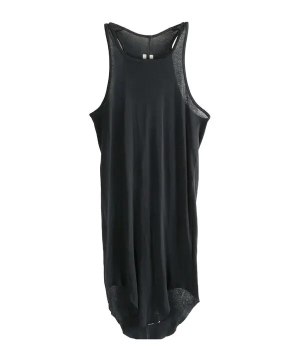Rick Owens Sleeveless Ribbed Tank Top - Black