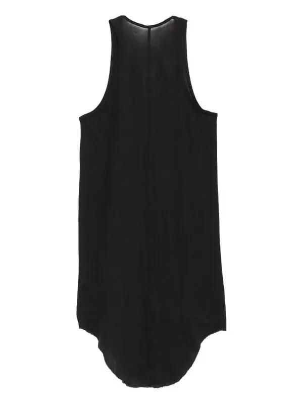 Rick Owens Sleeveless Ribbed Tank Top - Black