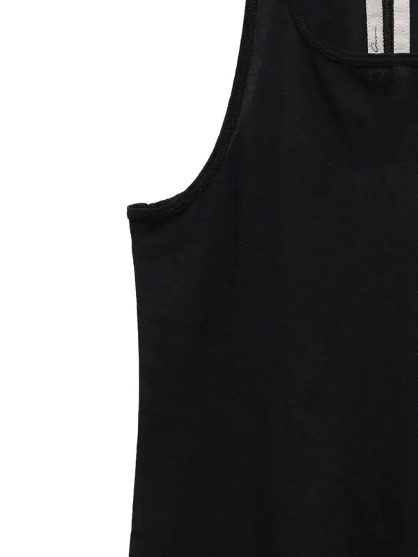Rick Owens Sleeveless Ribbed Tank Top - Black