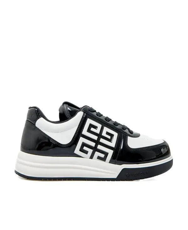 Givenchy G4 Round Toe Low-top Sneakers - Black