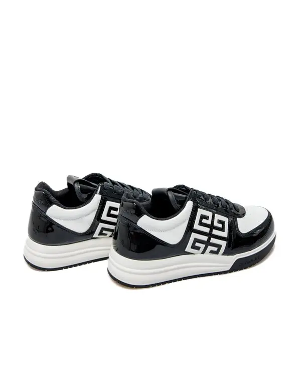 Givenchy G4 Round Toe Low-top Sneakers - Black