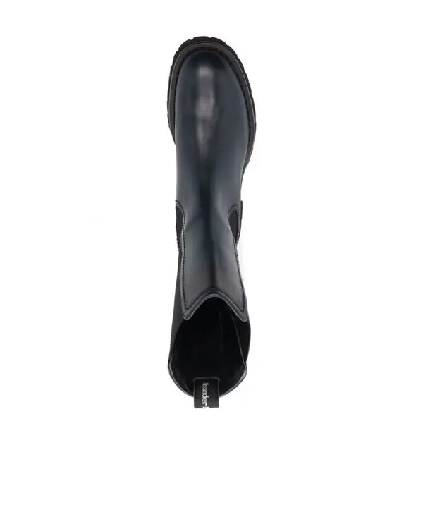 Alexander McQueen Logo Chelsea Ankle Boots
