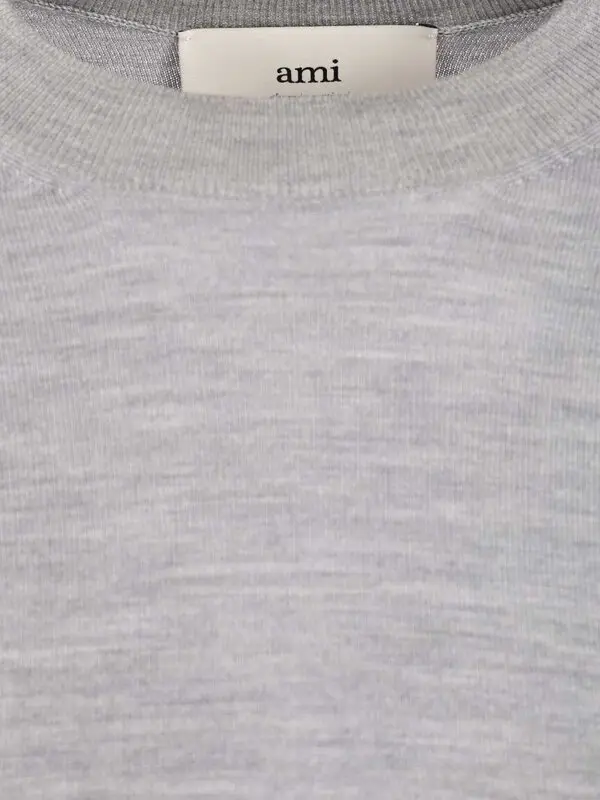 Ami Long-sleeved Crew Neck Sweater