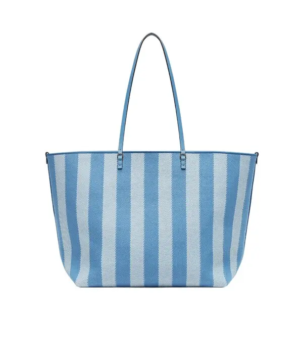 Fendi Roll Striped Reversible Tote Bag