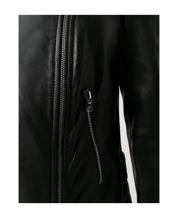 Emporio Armani Leather Biker Jacket