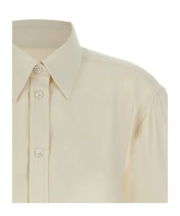 Brioni Buttoned Oversized Shirt - White