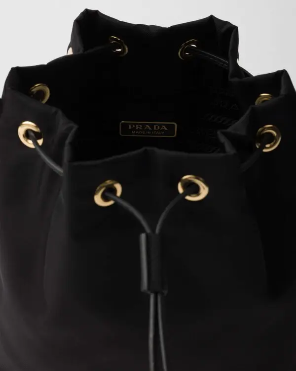 Prada Re-edition 1978 Drawstring Mini Bucket Bag - Black