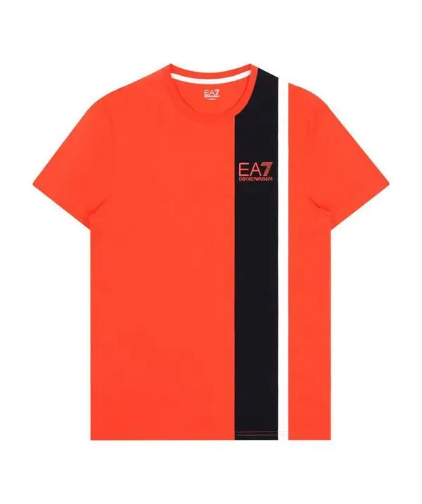 EA7 Logo Printed T-shirt With Round Neck