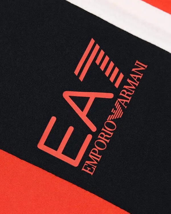 EA7 Logo Printed T-shirt With Round Neck