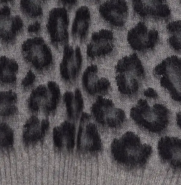 Bottega Veneta Leopard Print Crewneck Jumper