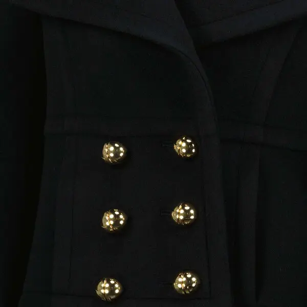 PATOU Double-breasted Collared Jacket - Black
