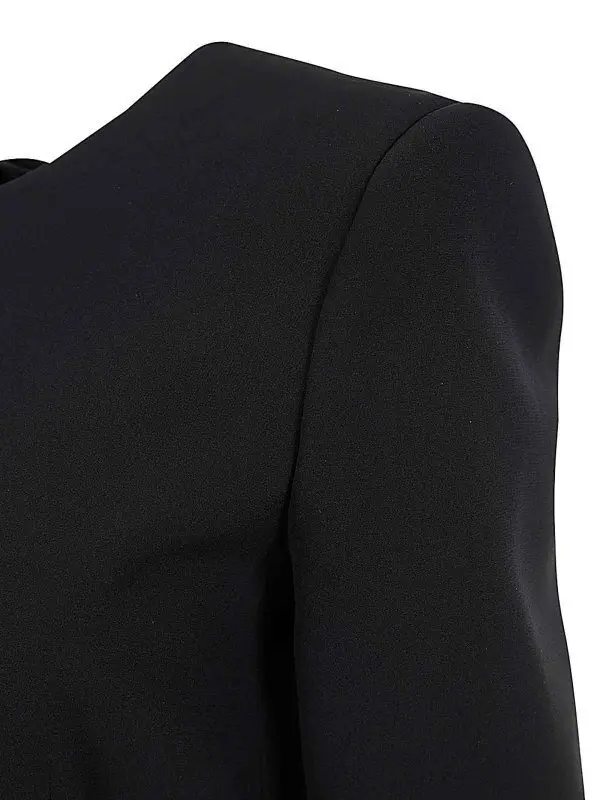 Giorgio Armani Bow Detail Zip Jacket