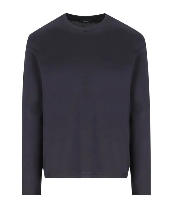 Herno Double-layer Long-sleeve T-shirt - Blue