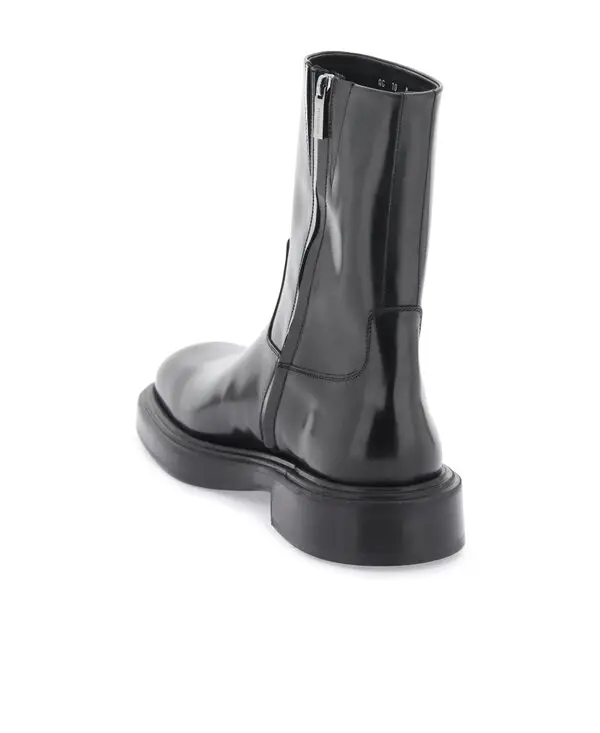 FERRAGAMO Formia Round-toe Ankle Boots