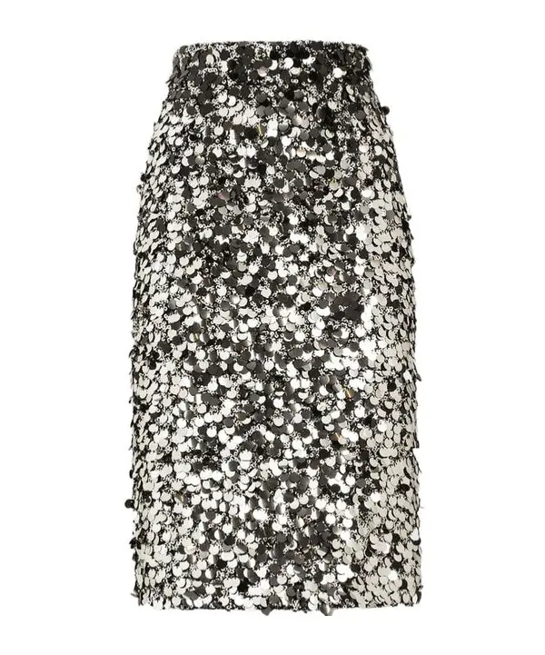 Dolce & Gabbana Sequined Midi Skirt