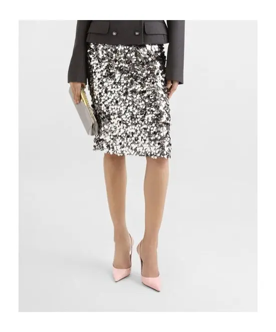 Dolce & Gabbana Sequined Midi Skirt