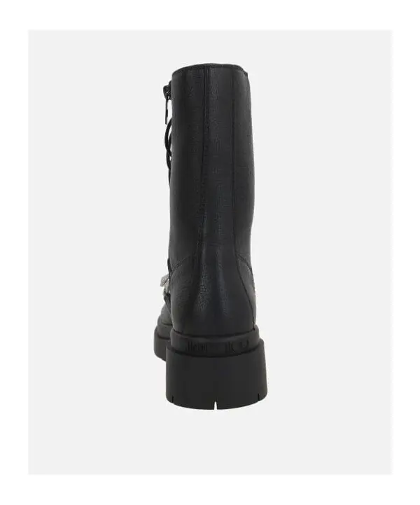 JIMMY CHOO Nari Combat Boots With Chain Detail