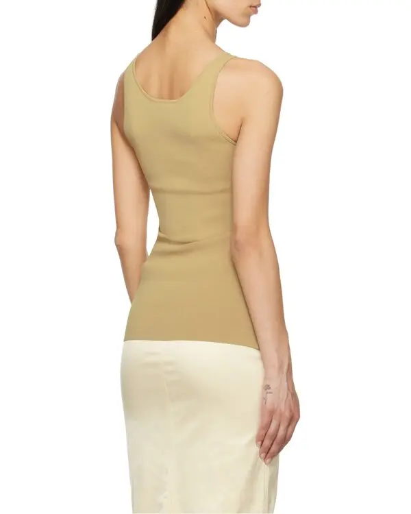 TOTEME Compact Knit Tank Top - Desert