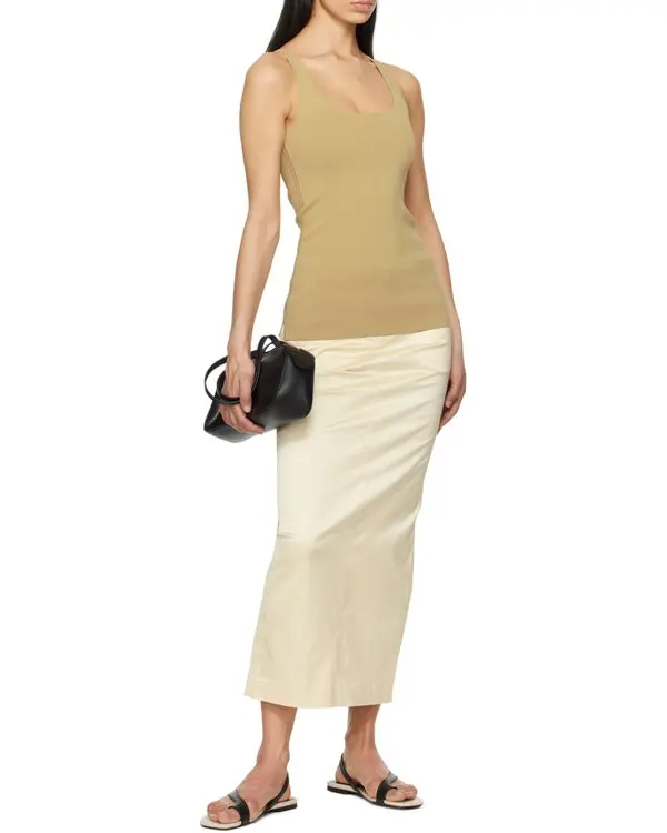 TOTEME Compact Knit Tank Top - Desert