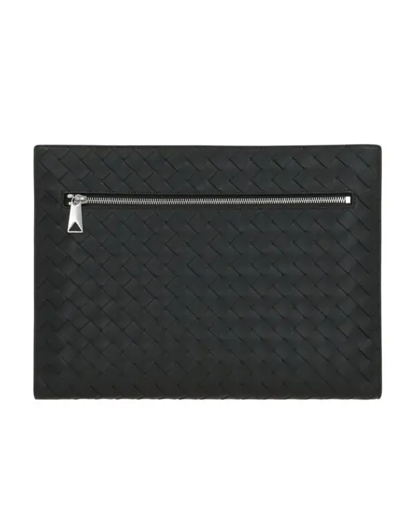 Bottega Veneta Double Chain Handbag - Black