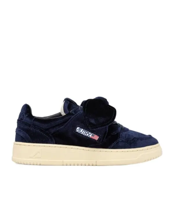 AUTRY Velvet Bow Sneakers - Blue