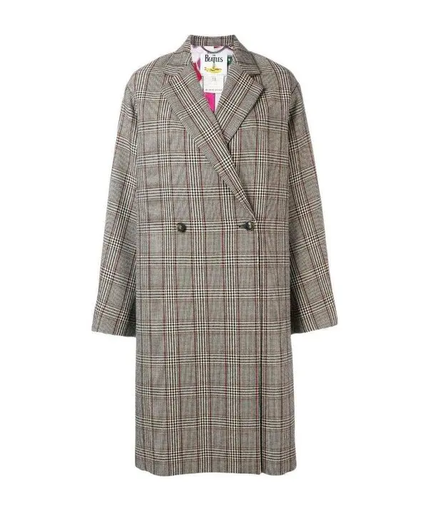 Stella McCartney Plaid Coat - Multicolor