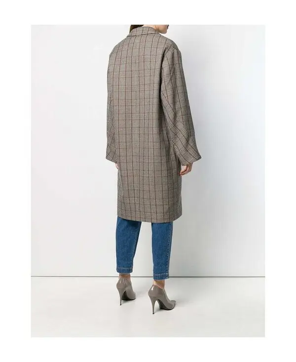 Stella McCartney Double-breasted Plaid Coat