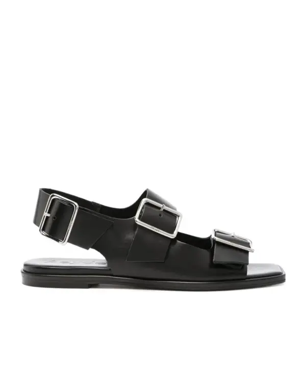 AeydĒ Thekla Leather Sandals - Black