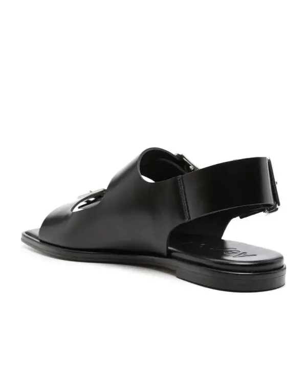 AeydĒ Thekla Leather Sandals - Black